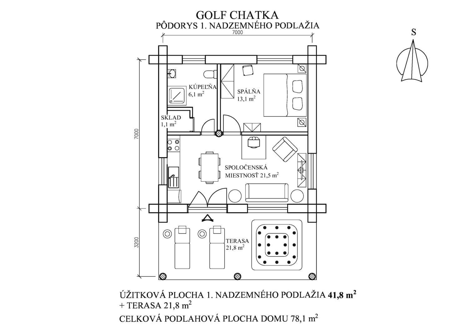 Chatka Golf Foreal 3587